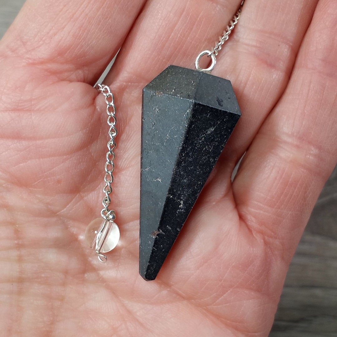 Hematite Pendulum Divination Tool 6 Sided - Etsy