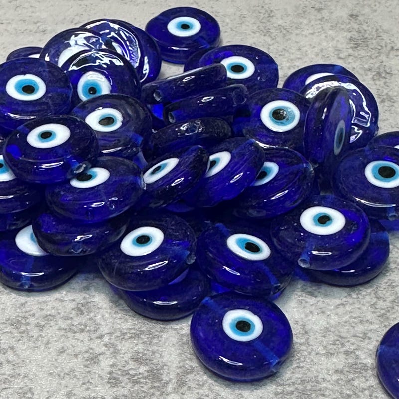 Evil Eye Flat Crystal - Etsy