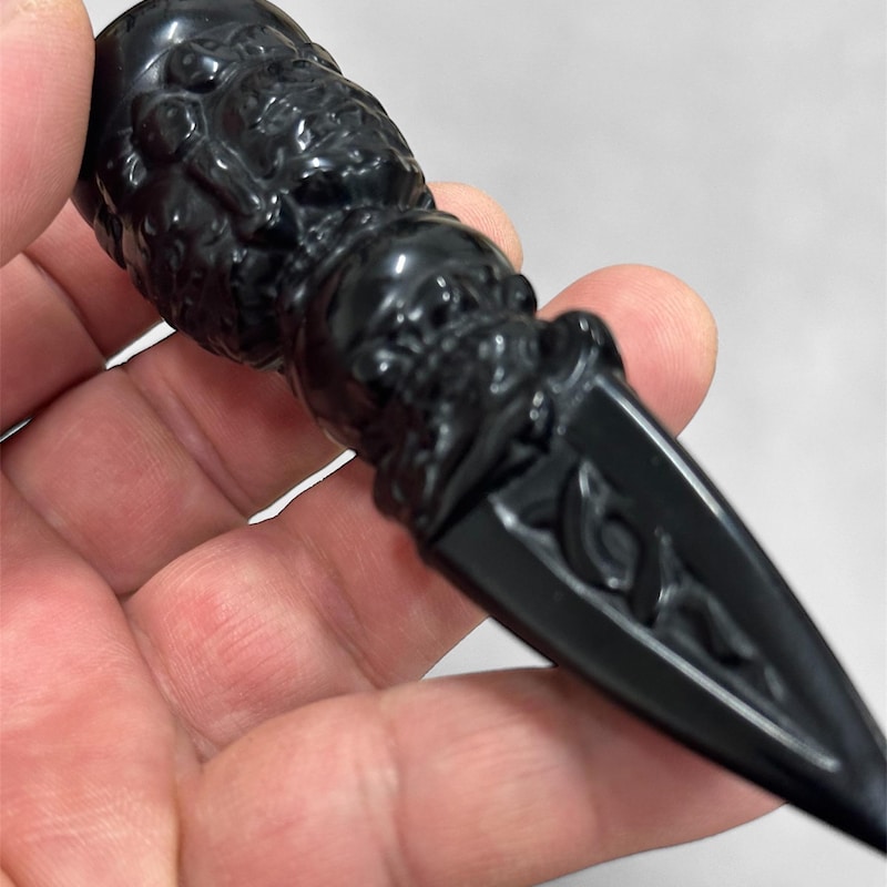 Obsidian Dagger - Etsy