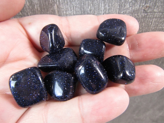 Blue Goldstone 3/4 Inch Tumbled Stone T186 - Etsy