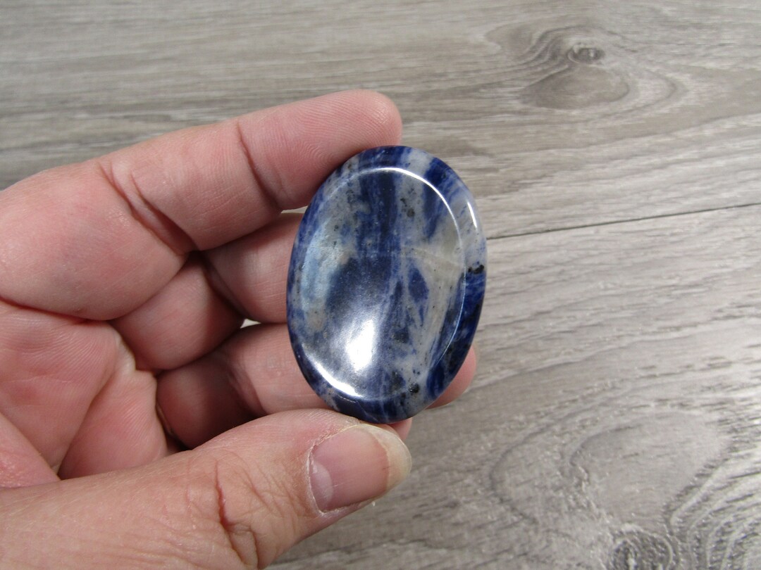 Sodalite Worry Stone E92 - Etsy