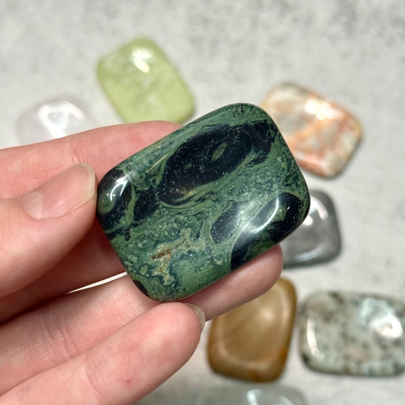 Worry Stones Crystal // Rectangle // 1.5" Inch - Etsy UK