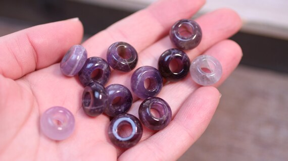Amethyst Pi Stone 14 Mm Donut J93 | Etsy