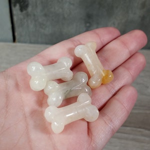 Beige Agate Dog Bone 1 Inch Shaped Stone - Etsy