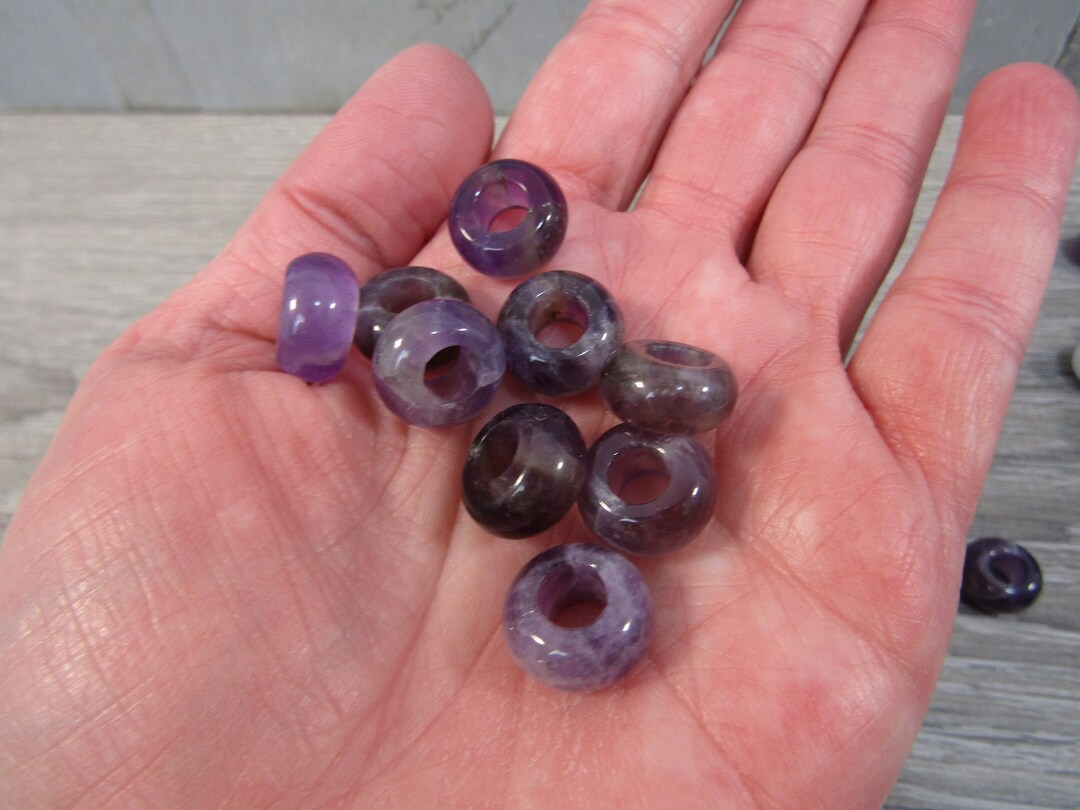 Amethyst Pi Stone 14 Mm Donut J93 - Etsy