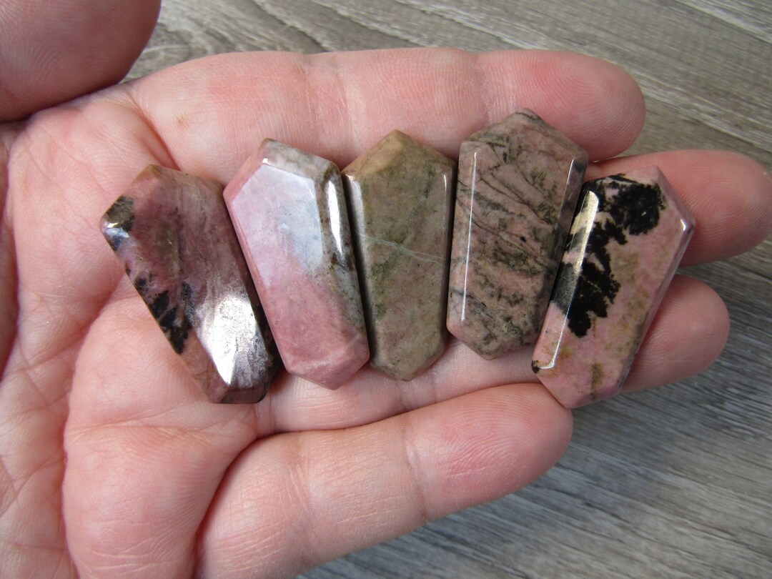 Rhodonite Double Terminated 1 Inch + Flat Wand - Etsy