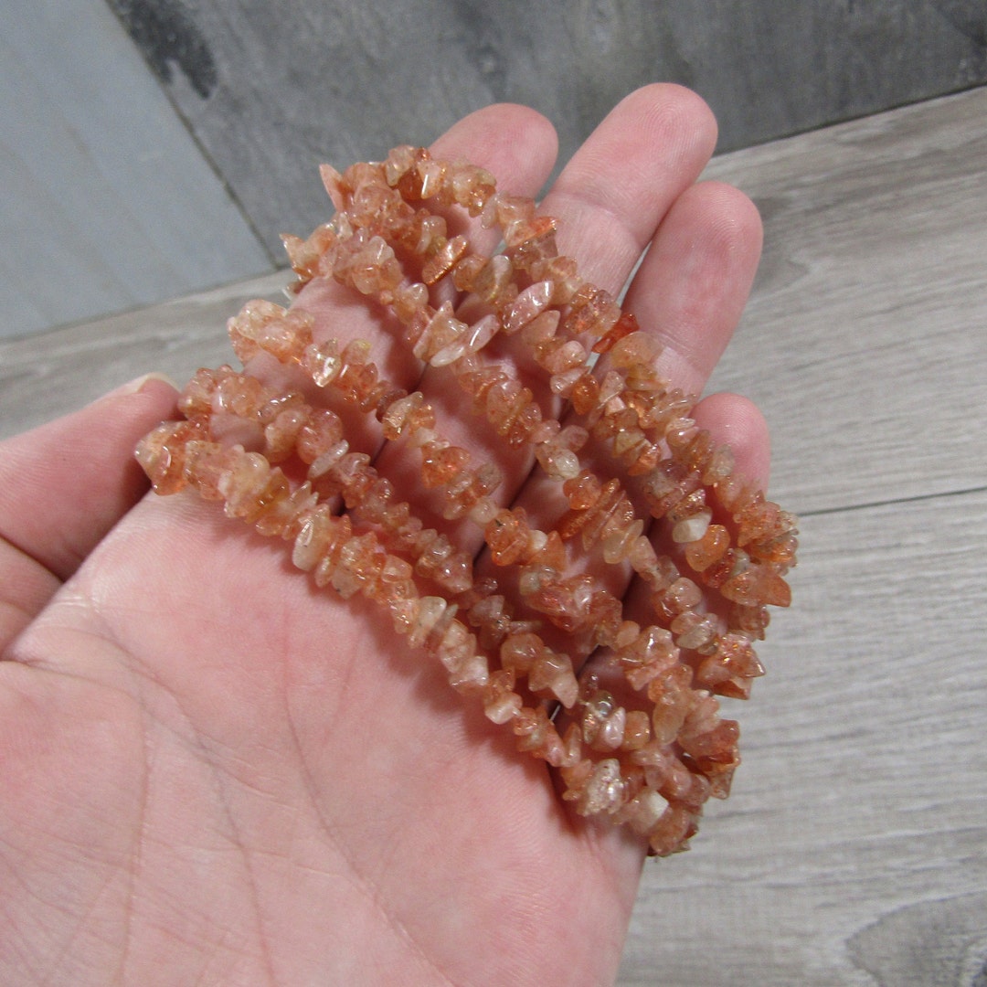 Sunstone Stretchy String Bracelet 195 - Etsy