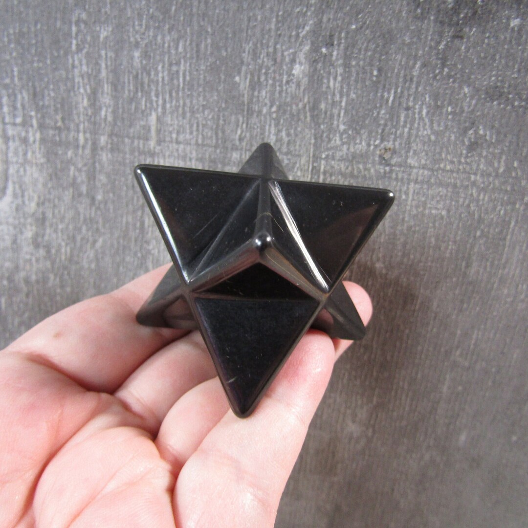 Shungite Merkaba Matte // 40mm // Gift - Etsy