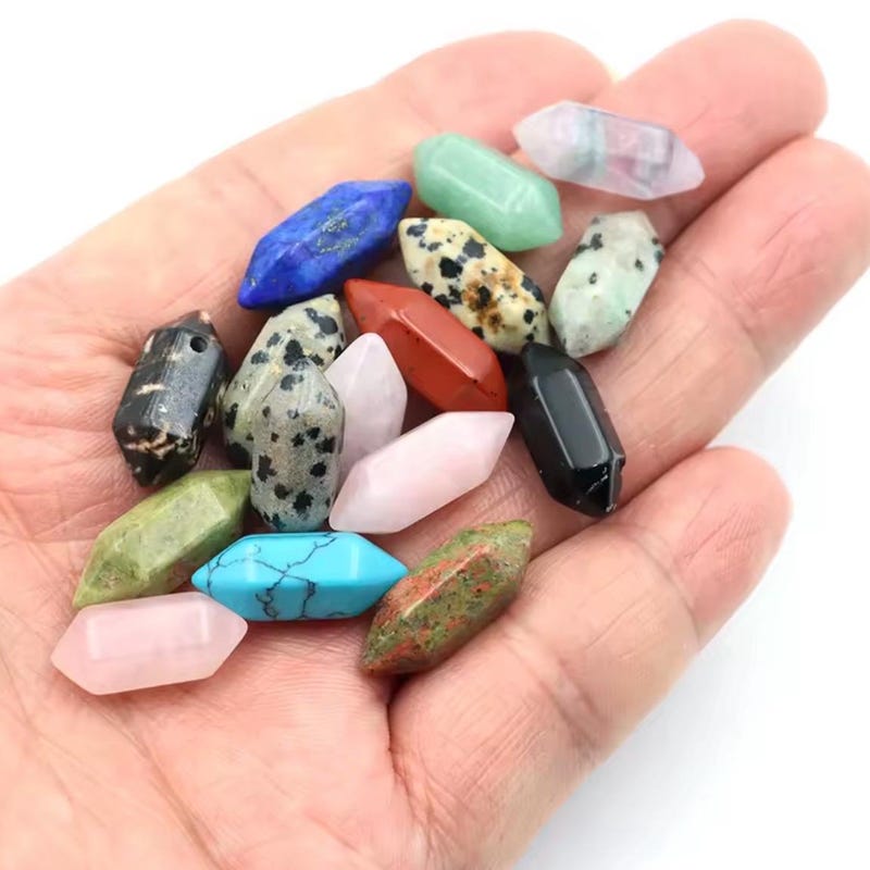 Double Point Gemstones - Etsy