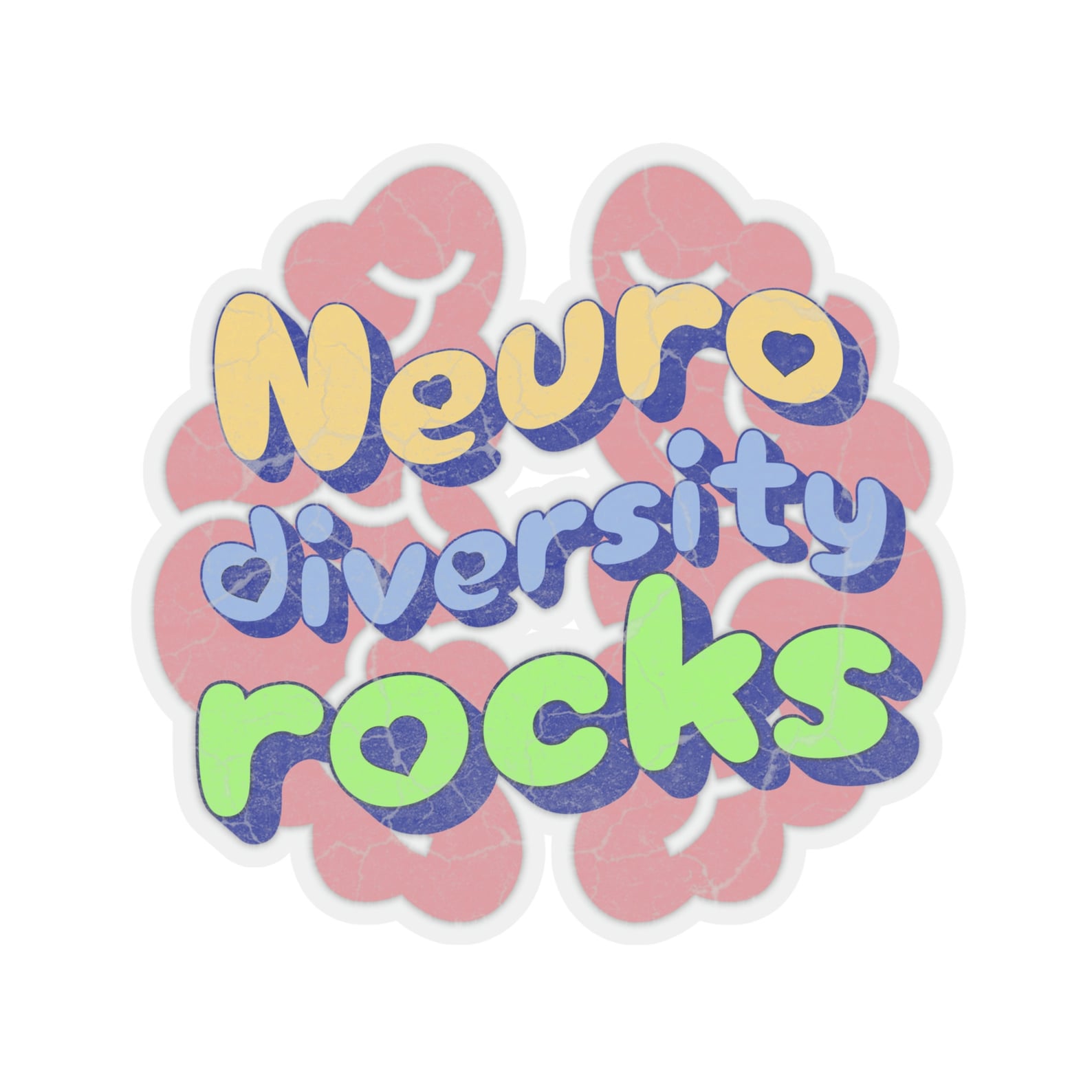 Neuro Diversity Rocks Sticker, Mindfulness , Autism Awareness, Equality ...