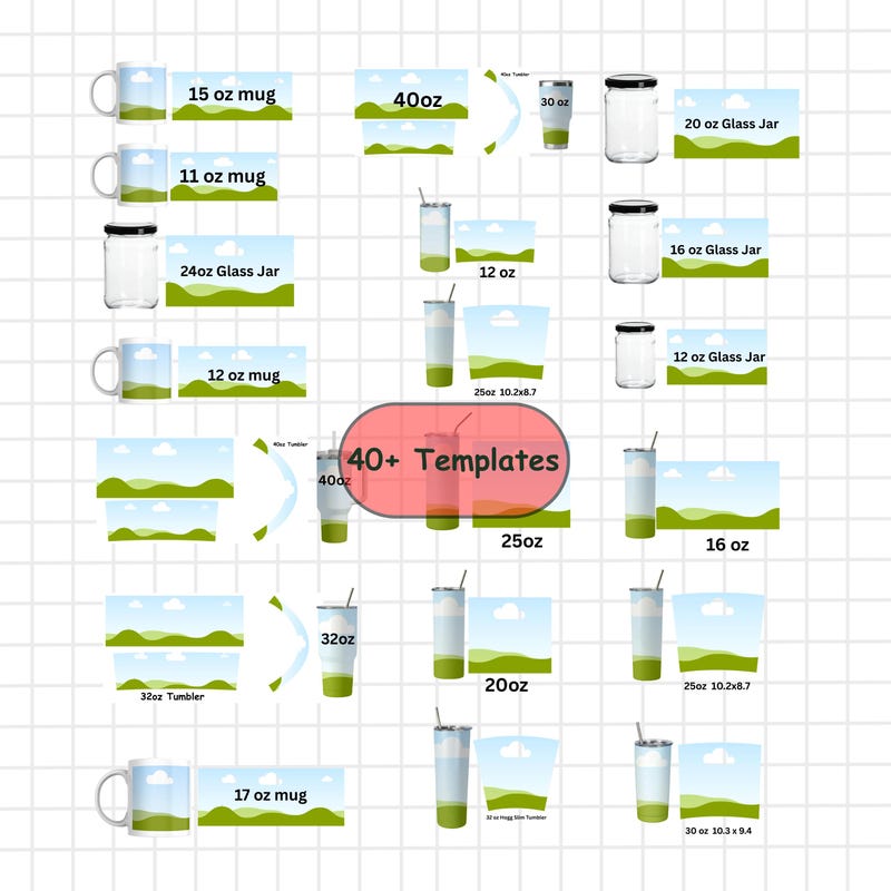 Tumbler Digital Patterns - Etsy