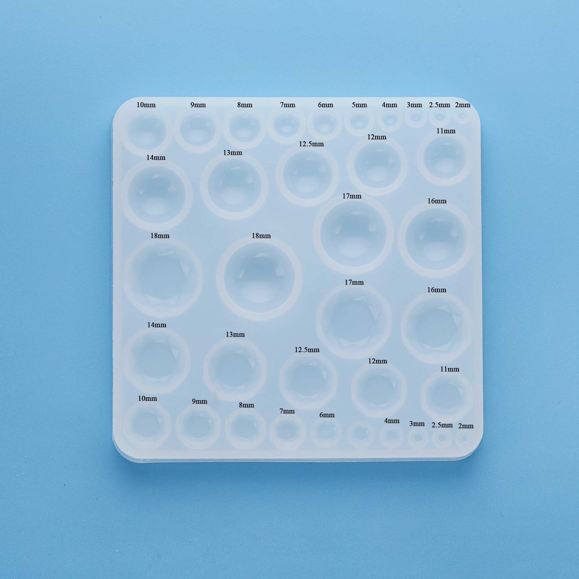 Breast Milk Faceted Cabochon Silicone Mold,epoxy Resin Keepsake Round ...