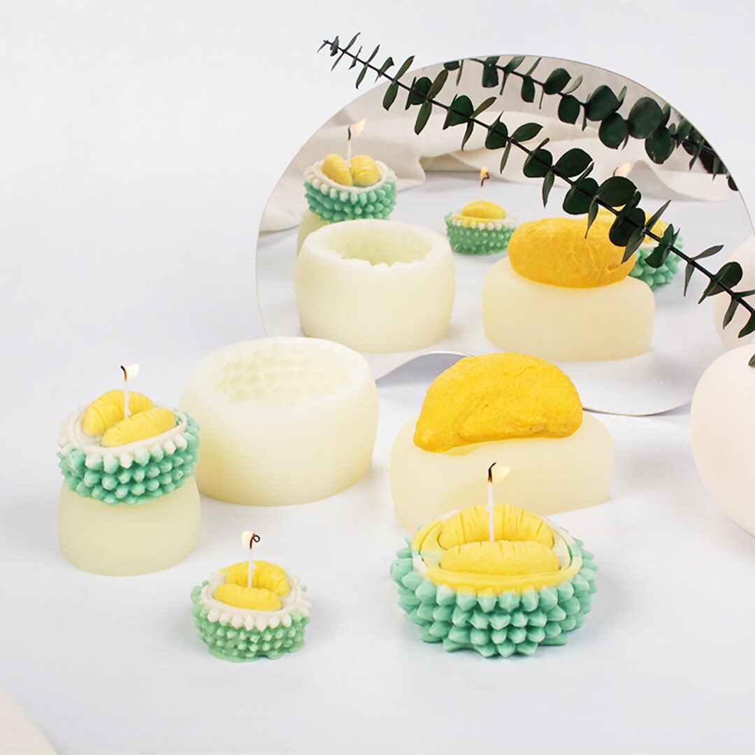 Durian Candles Silicone Mold,concrete Plaster Fruit Mold,epoxy Resin ...