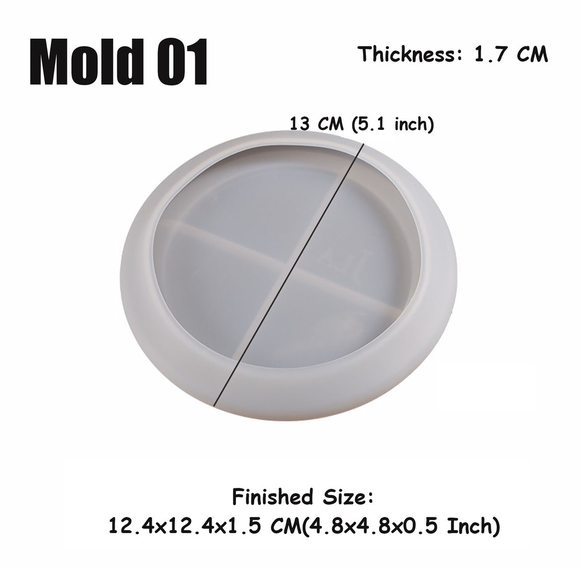 Dish Silicone Mold,round/bear/rectangle Dish Resin Mold,epoxy Resin ...