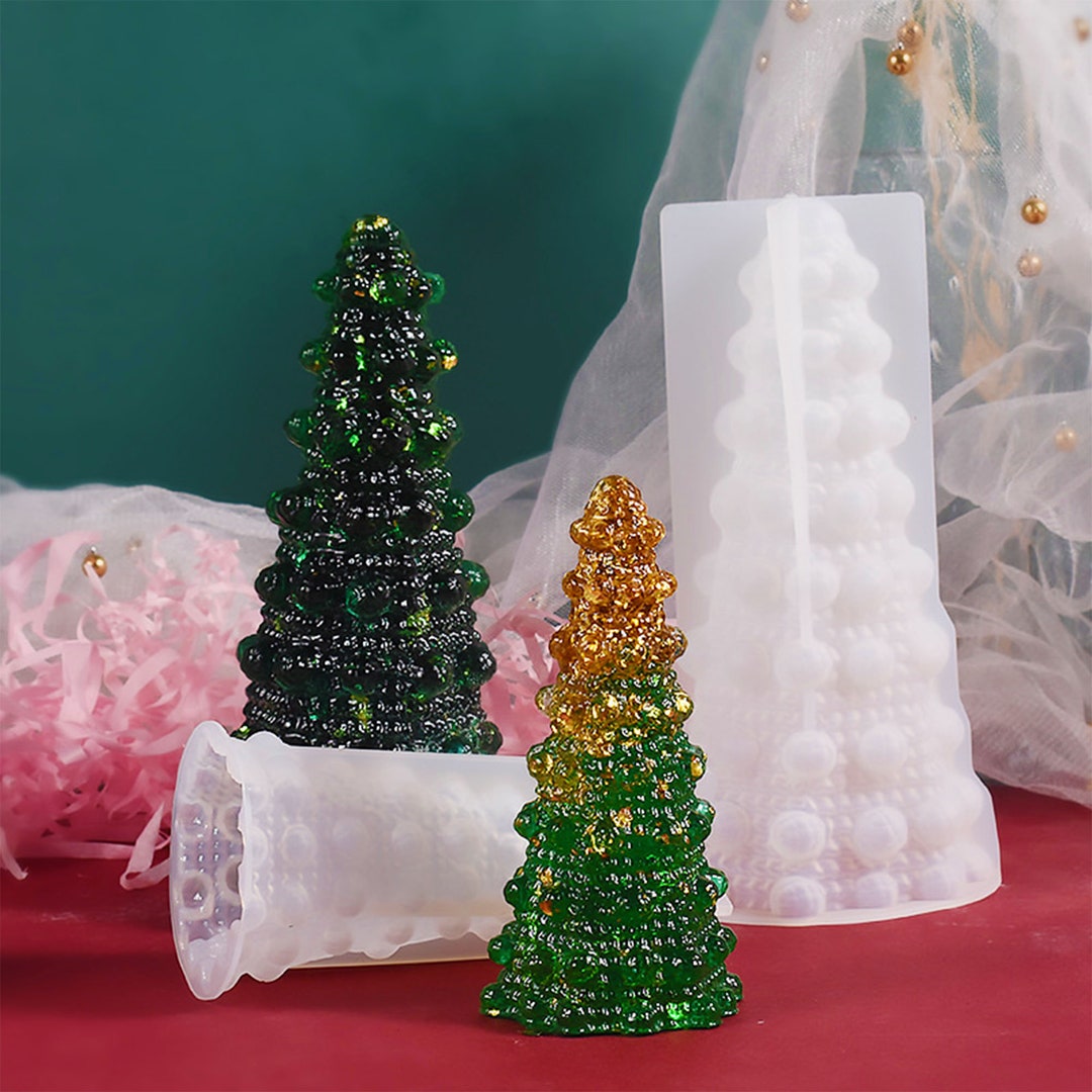 Bubble Christmas Tree Mold,christmas Candles Silicon Mold,epoxy Resin ...