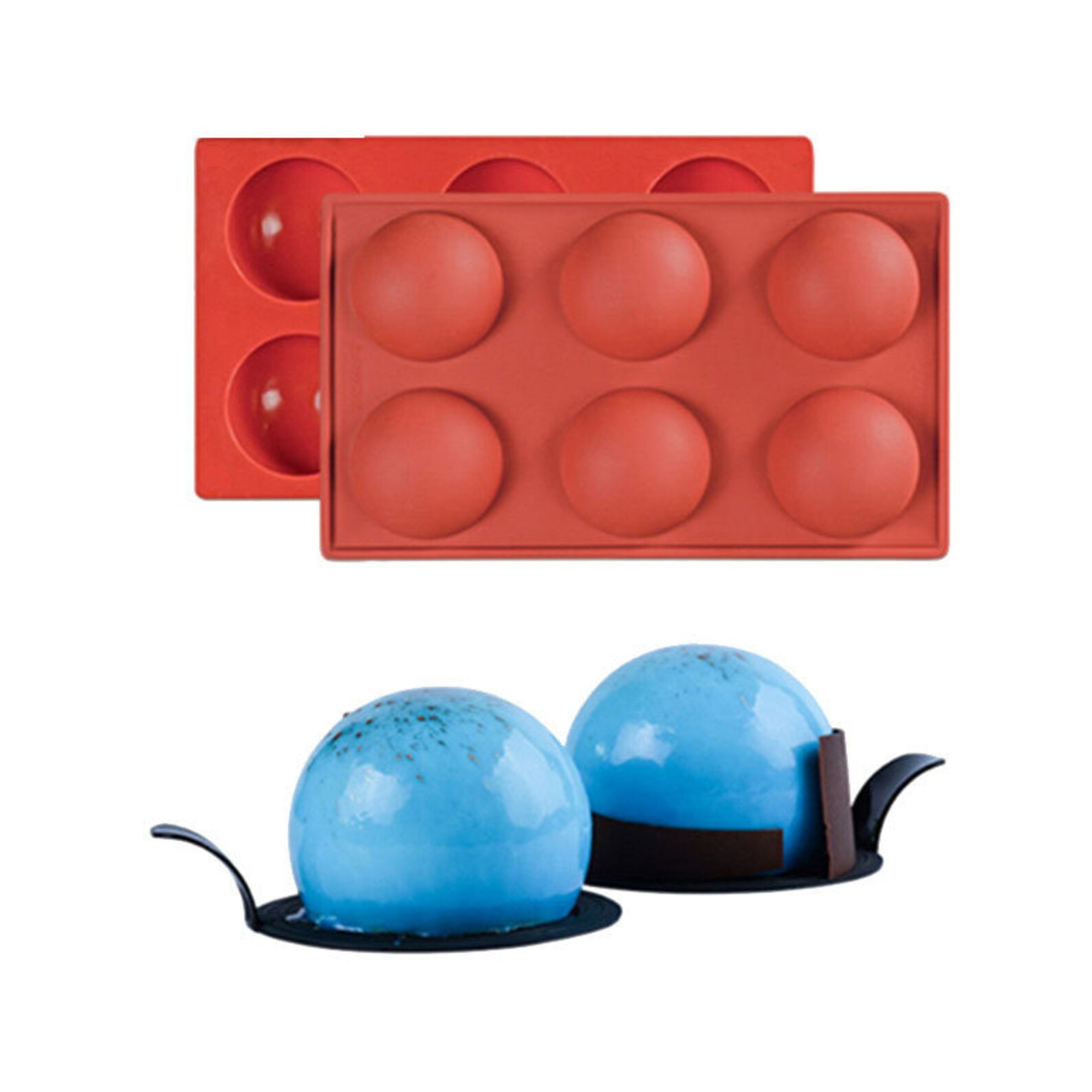 Half Sphere Mold Chocolate Silicone Mold Custom Soap Mold Candy Mold ...
