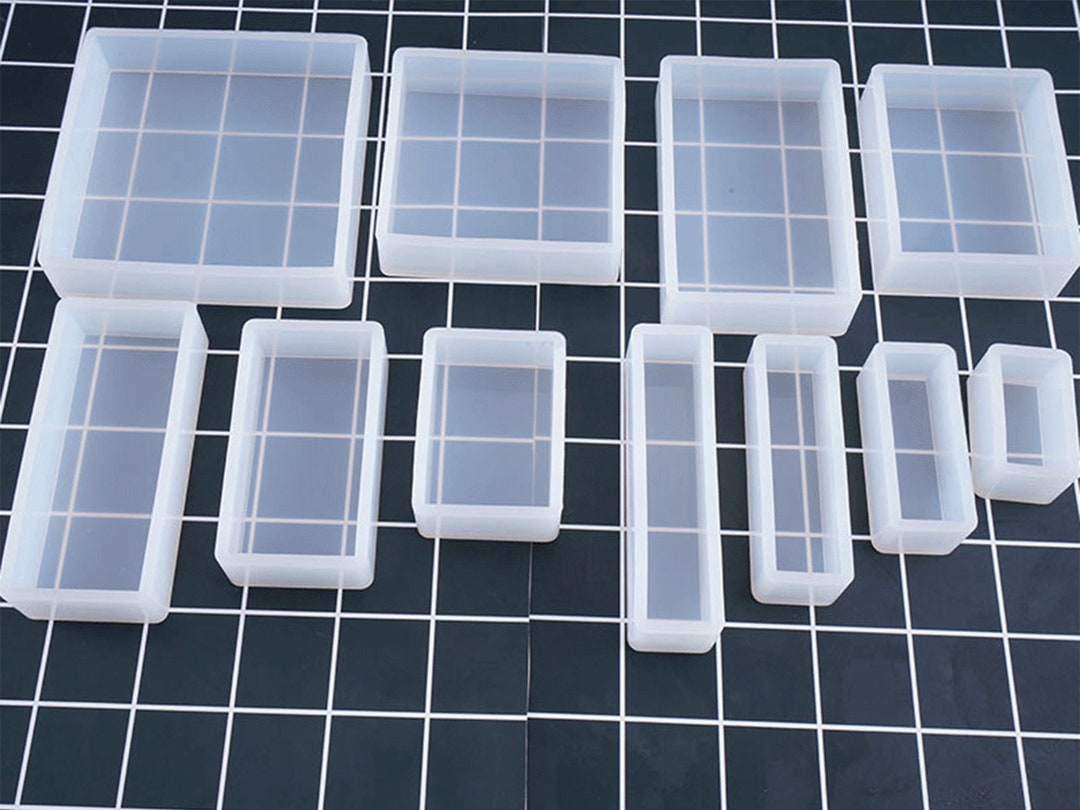Rectangle Silicone Mold,epoxy Resin Square Mold,square Candles Silicon ...