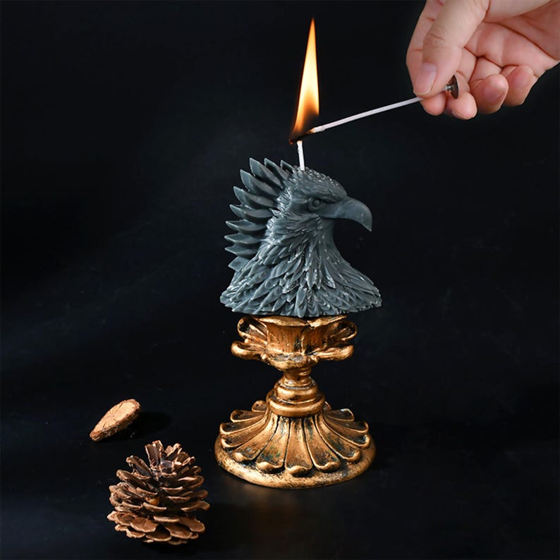 Eagle Candles Silicone Mold,animal Candle Making Mold,concrete Plaster ...