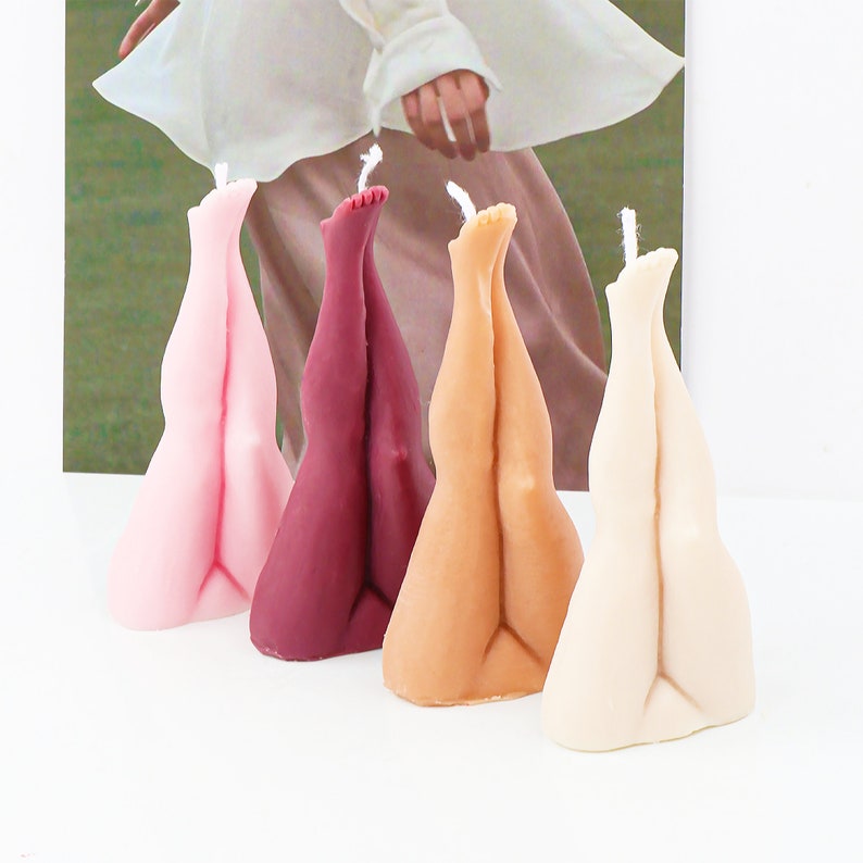 Female Legs Candles Mold,female Body Candles Silicone Mold,women Leg ...