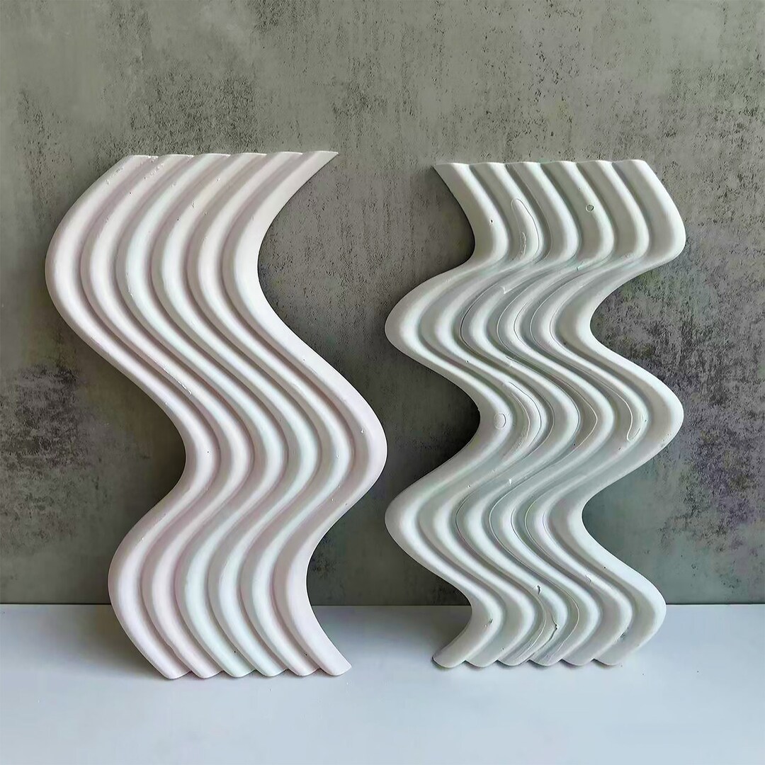 Wave Shaped Tray Silicone Mold,concrete Plaster Tray Silicon Mold,epoxy ...