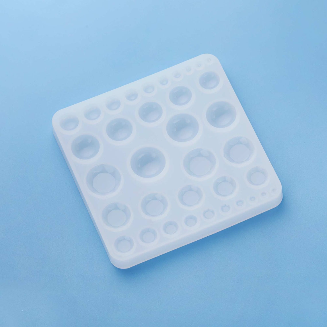 Breast Milk Faceted Cabochon Silicone Mold,epoxy Resin Keepsake Round ...