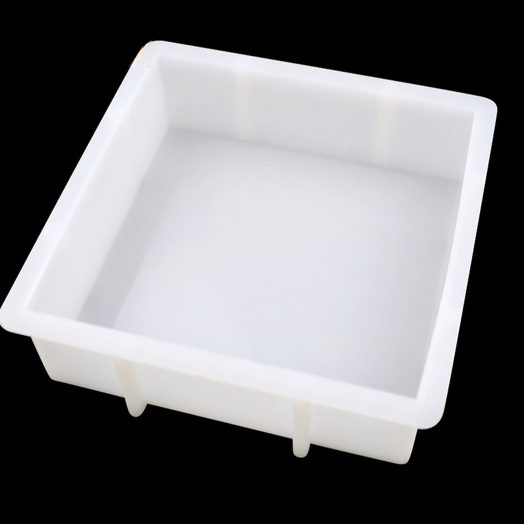 Square Silicone Mold,solid Square Silicon Mold,square Bookend Resin ...