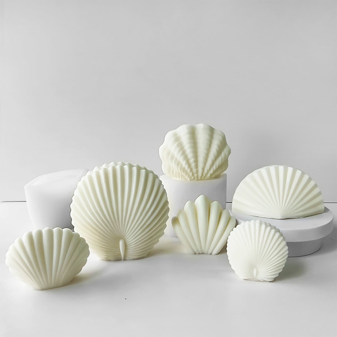 Shell Candles Silicone Mold,wax Candle Making Mold,handmade Soap ...