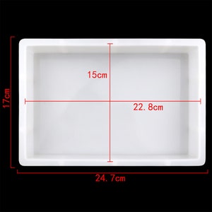 Rectangle Silicone Mold,solid Rectangle Resin Mold,rectangle Soap ...