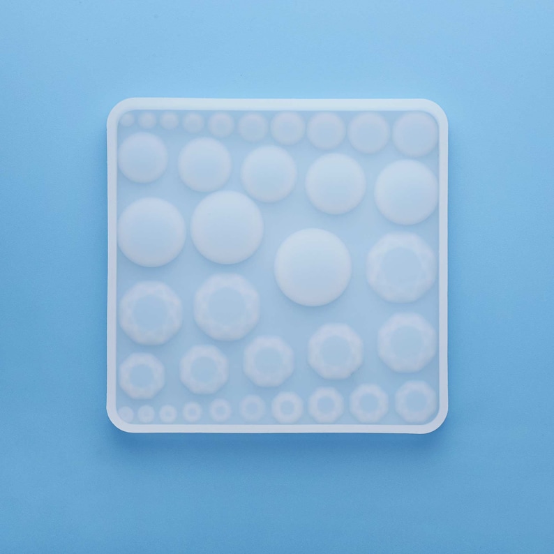 Breast Milk Faceted Cabochon Silicone Mold,epoxy Resin Keepsake Round ...