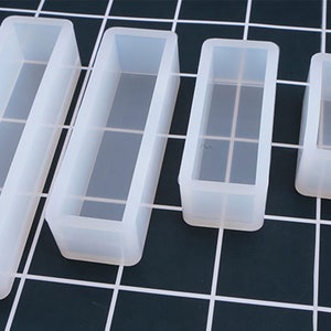 Rectangle Silicone Mold,epoxy Resin Square Mold,square Candles Silicon ...