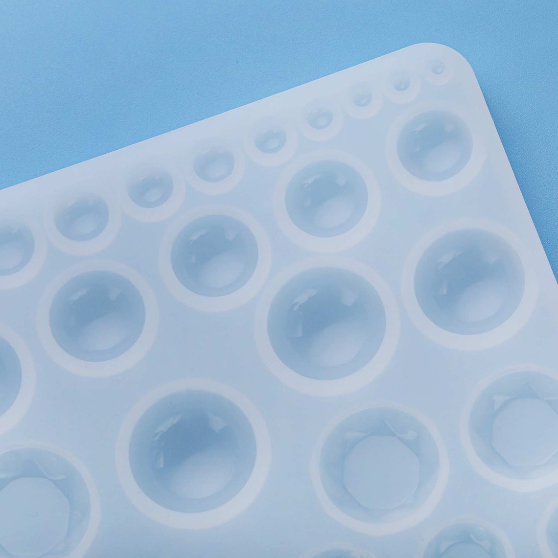 Breast Milk Faceted Cabochon Silicone Mold,epoxy Resin Keepsake Round ...