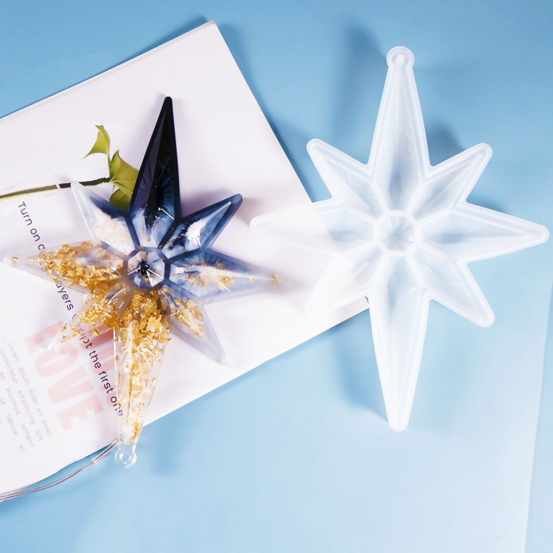 Eight-pointed Star Resin Mold,octagonal Star Silicone Mold,christmas ...