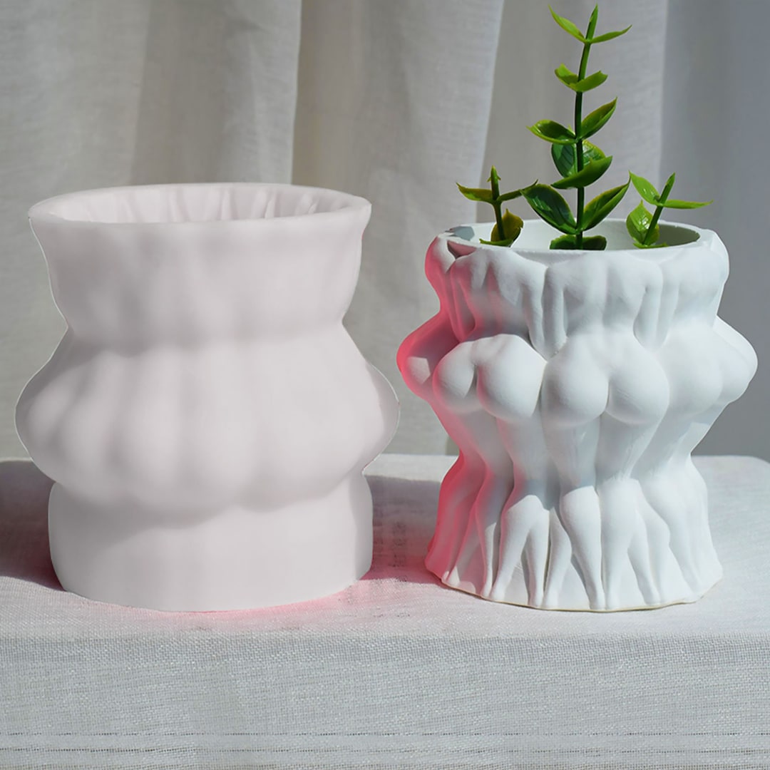 Butt Flower Pot Silicone Mold,female Body Planter Pot Mold,epoxy Resin ...