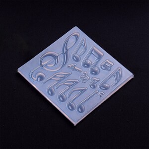 Music Note Pendant Silicone Mold,epoxy Resin Earring Mold,uv Resin ...