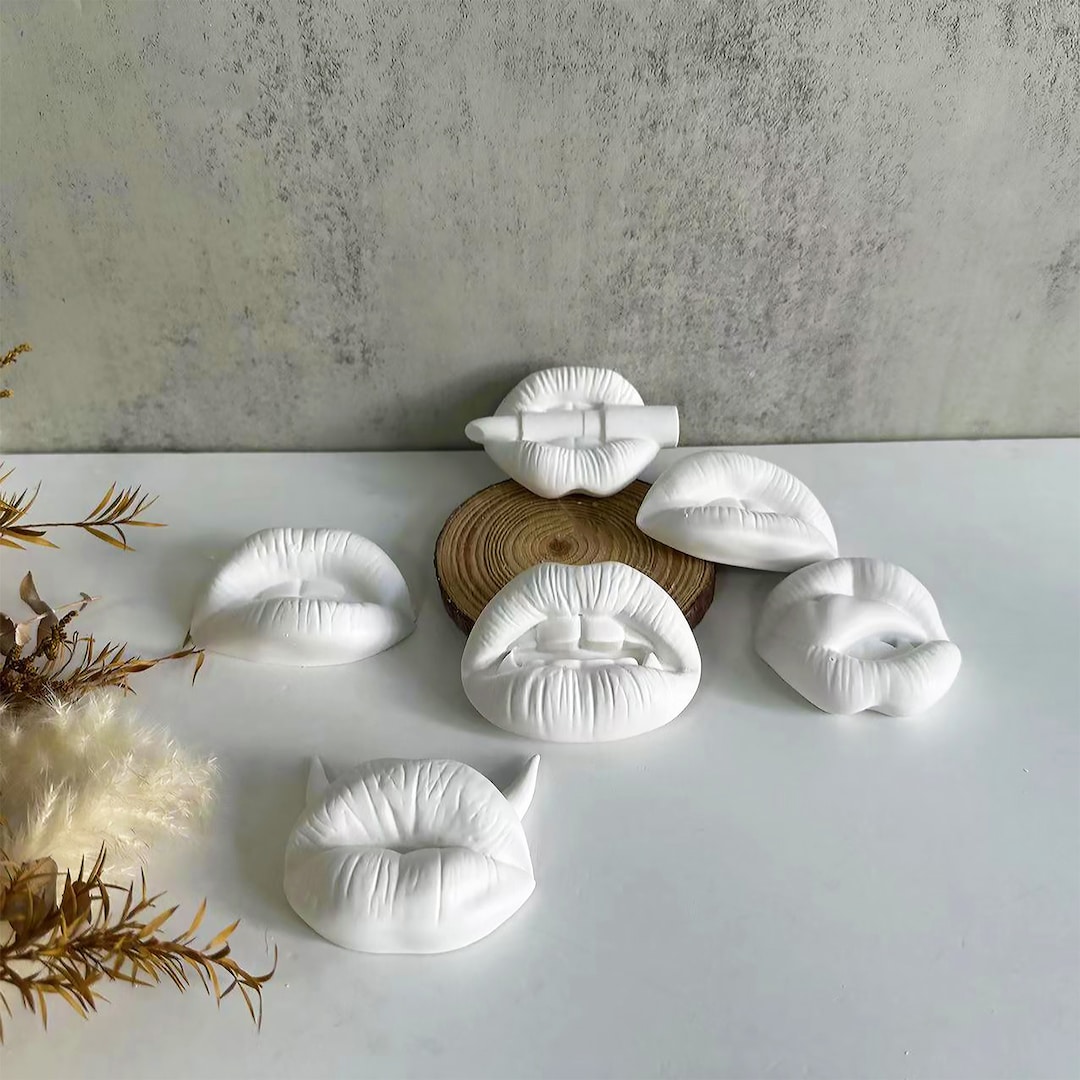 Lips Silicone Mold,concrete Plaster Lips Mold,handmade Lips Soap ...