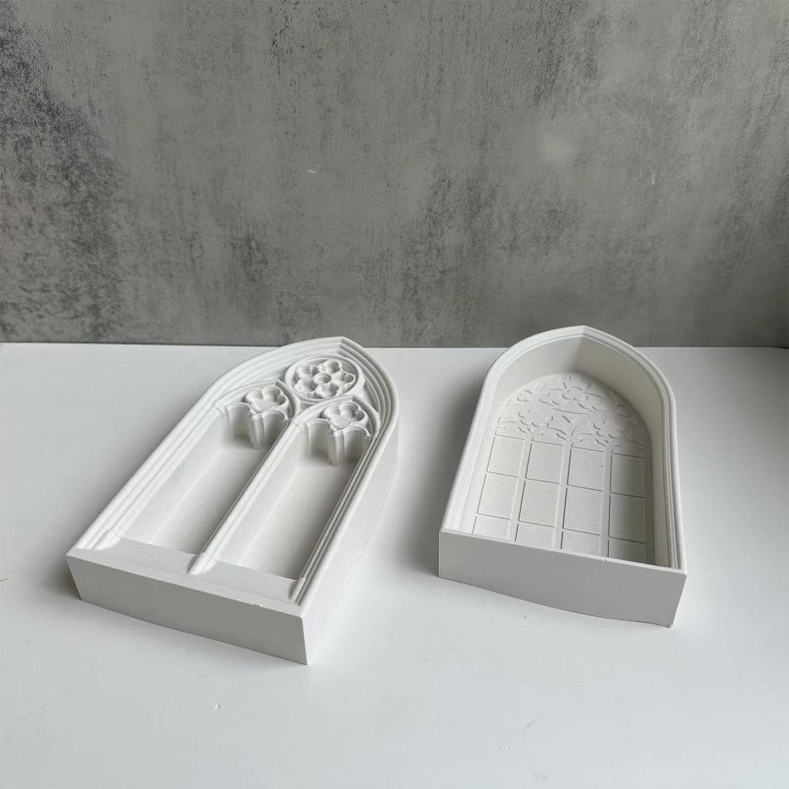 Church Window Storage Box Silicone Mold,concrete Plaster Storage Box ...