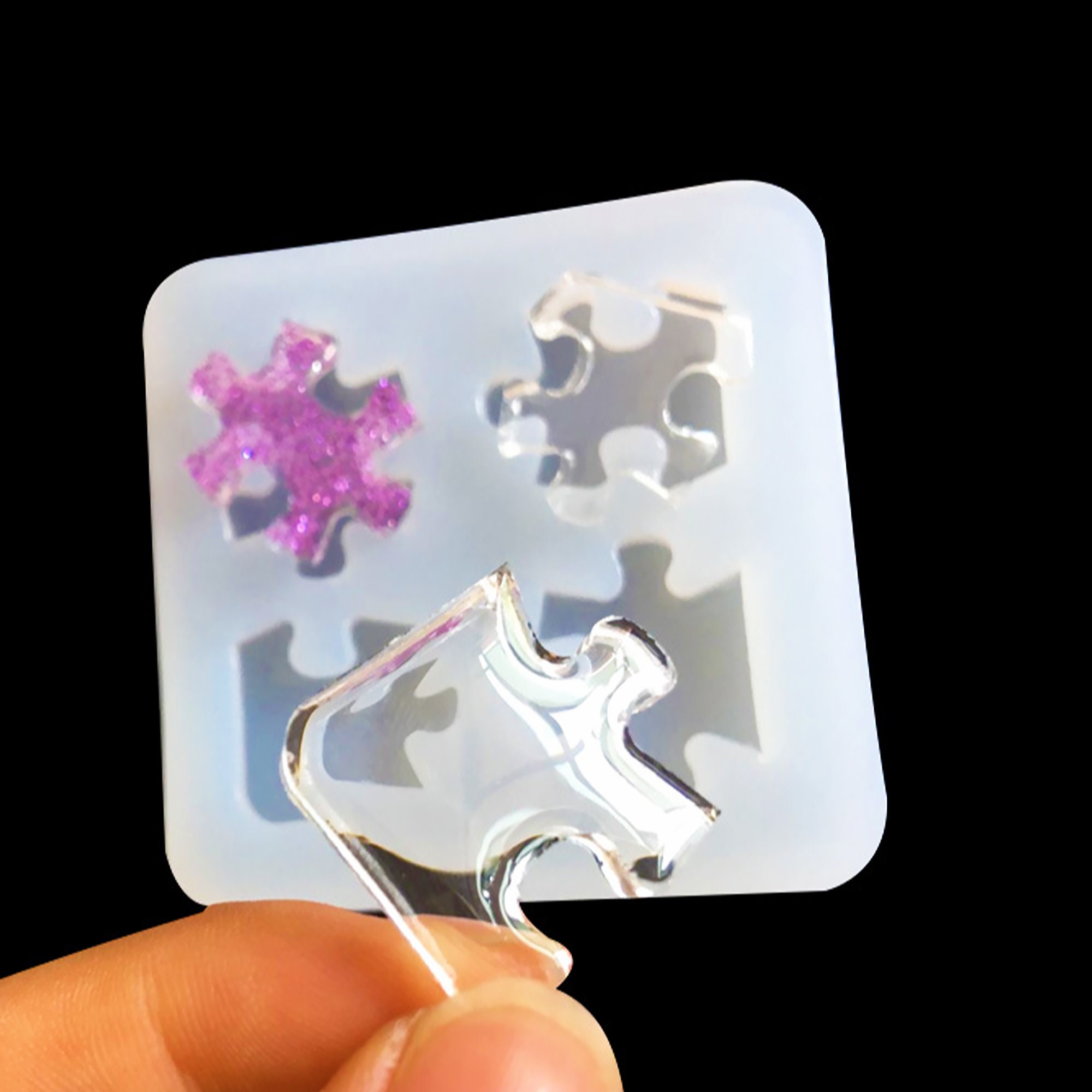 Puzzle Pieces Silicone Mold,epoxy Resin Jigsaw Puzzle Mold,uv Resin ...