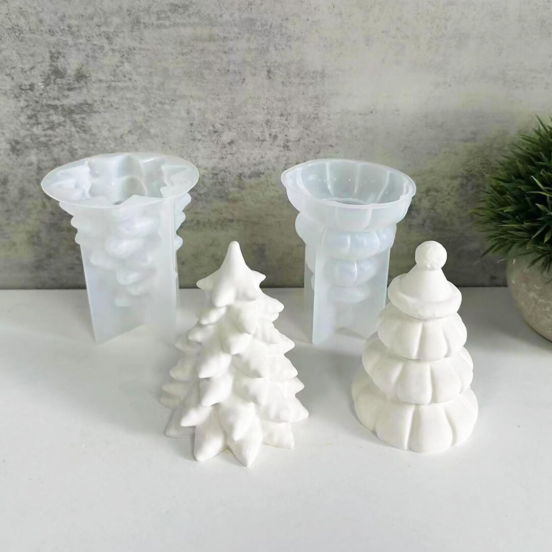 Christmas Tree Silicone Mold,concrete Plaster Christmas Tree Mold,epoxy ...