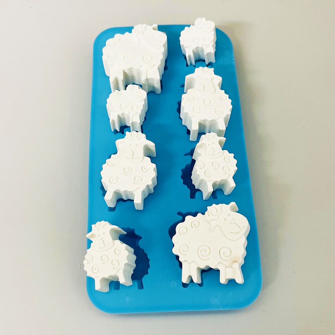 Little Sheep Silicone Mold,concrete Plaster Sheep Mold,sheep Candle ...
