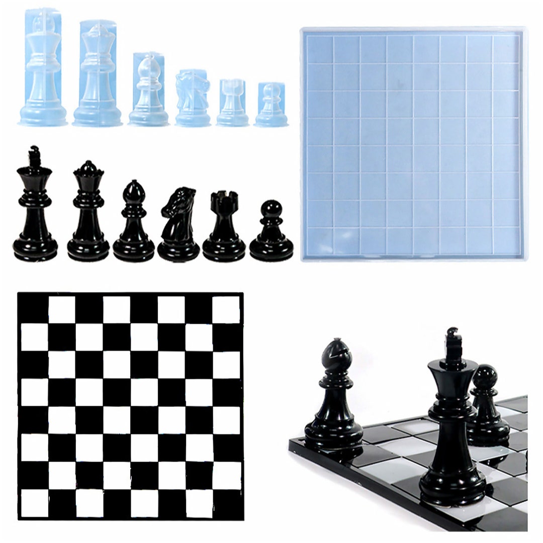 Silicone Chess Mold,international Chess Resin Mold,epoxy Resin ...