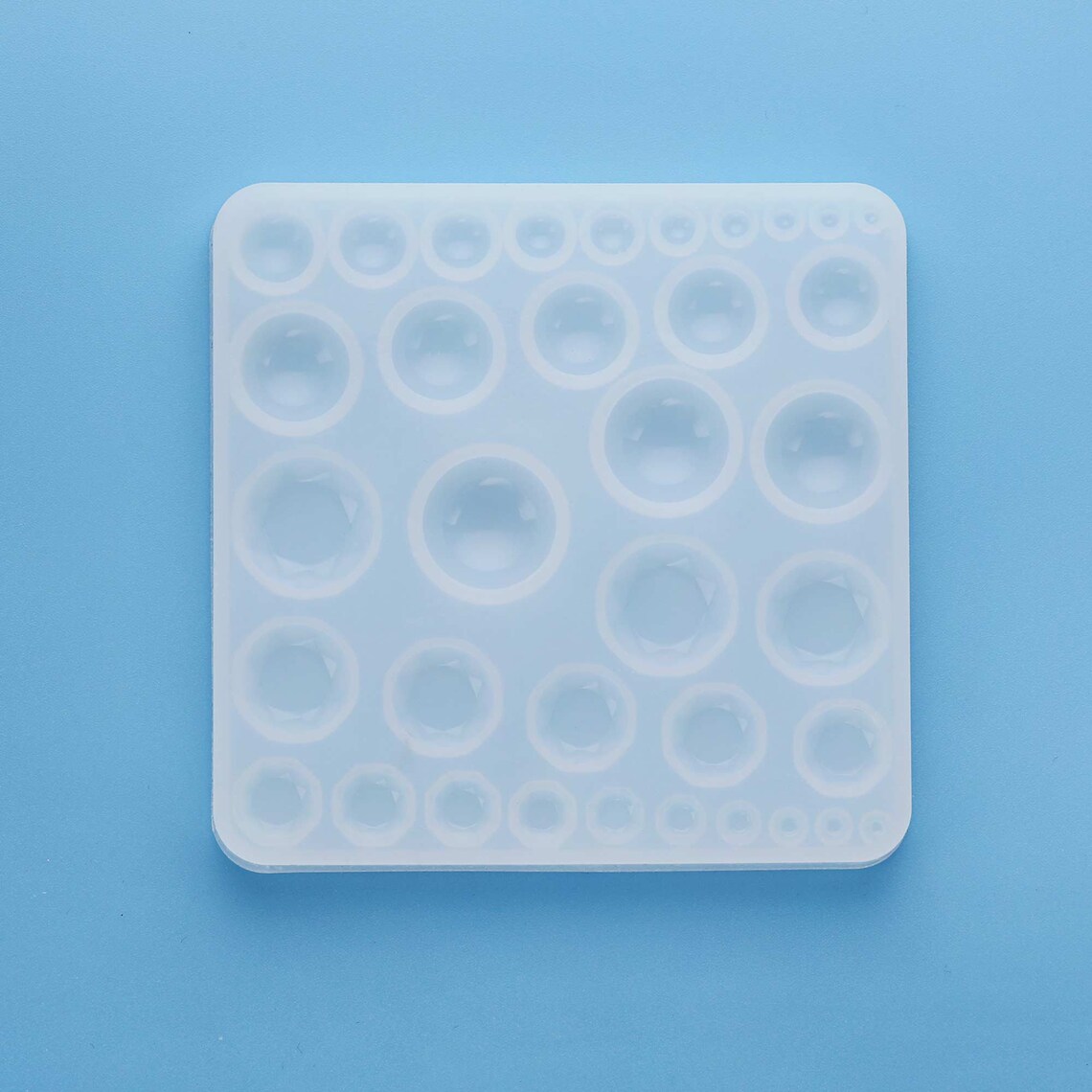 Breast Milk Faceted Cabochon Silicone Mold,epoxy Resin Keepsake Round ...