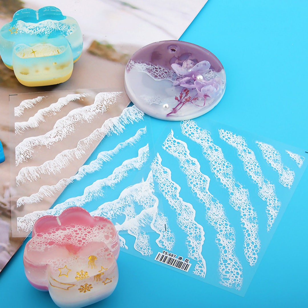 Wave Series Stickers,silicone Mold Fillers,sticker Fillers for Epoxy ...