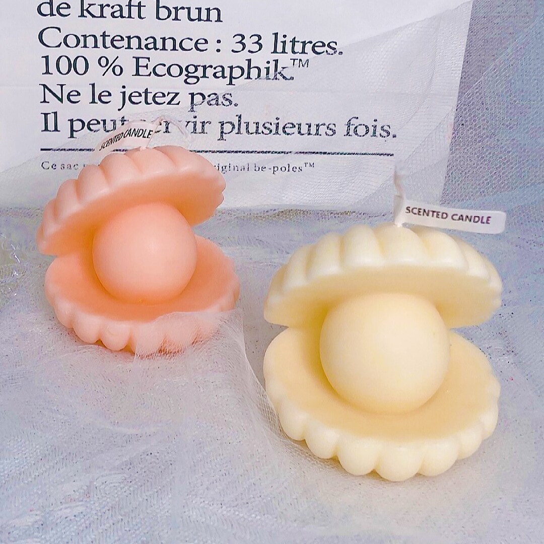 Shell Pearl Silicone Mold,shell Candle Making Mold,epoxy Resin Shell ...