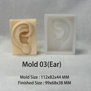 Facial Features Shaped Candles Mold,eye,nose,ear,mouth Silicone Mold ...