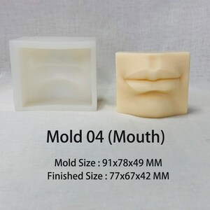 Facial Features Shaped Candles Mold,eye,nose,ear,mouth Silicone Mold ...