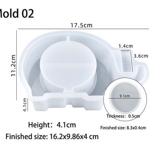 Animal Elephant Piggy Bank Resin Mold,hippo Piglet Whale Silicone Bank ...