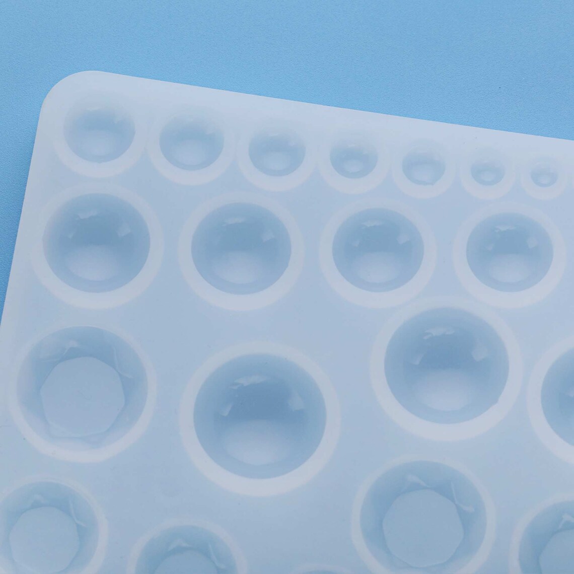 Breast Milk Faceted Cabochon Silicone Mold,epoxy Resin Keepsake Round ...