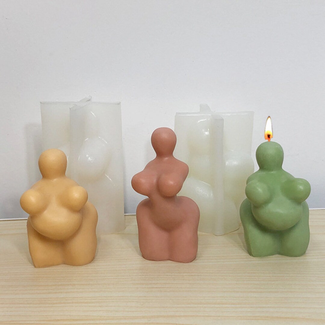 Abstract Fat Human Silicone Mold,body Shaped Candles Mold,female Body ...