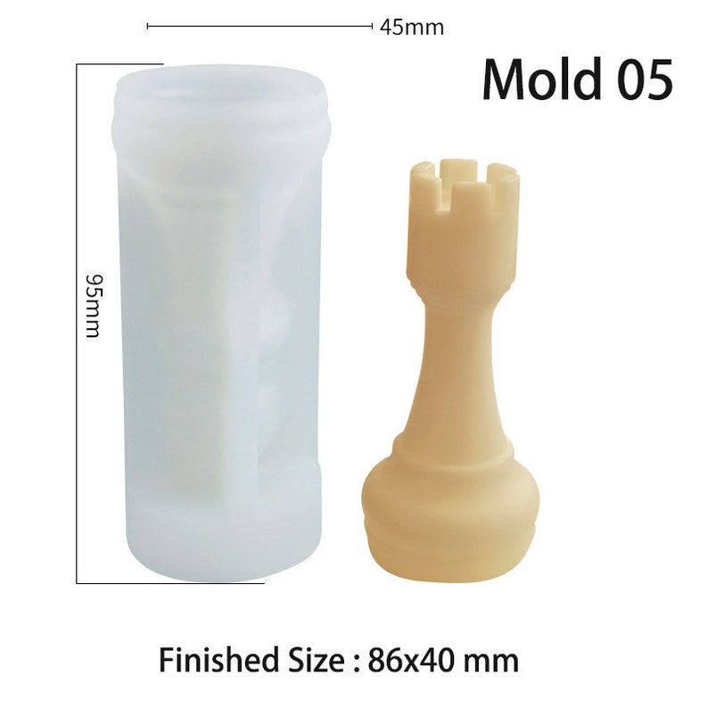3D International Chess Pieces Silicone Mold Board Game Molds - Etsy