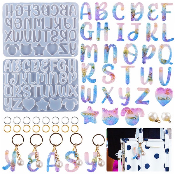 Letter Alphabet Silicone Molds - Etsy